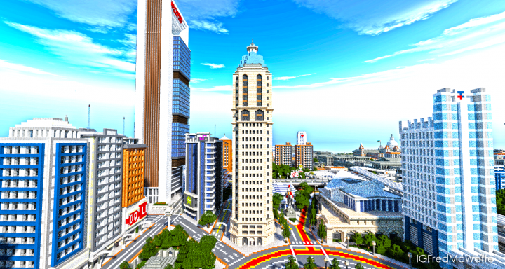 Flatiron Building (Modified) | Republic of Union Islands Minecraft Map
