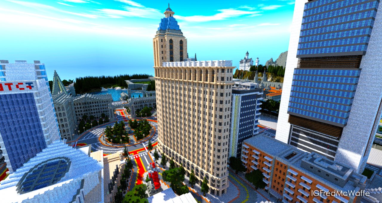Flatiron Building (Modified) | Republic of Union Islands Minecraft Map