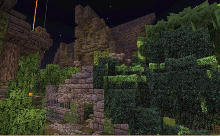 A haunted house Minecraft Map