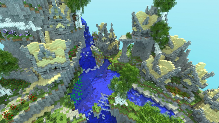 Fantasy Village Minecraft Map