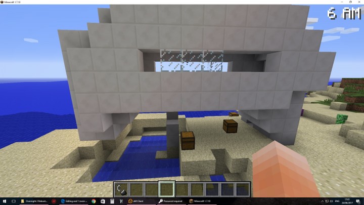 the plane crash Minecraft Map