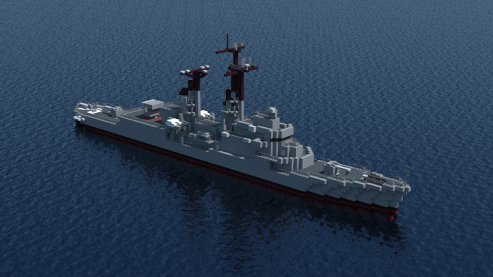 Forrest-Sherman class Destroyer Minecraft Map