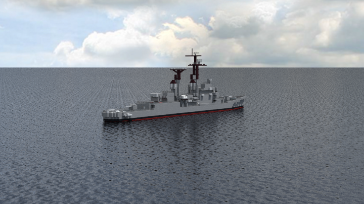 Forrest-Sherman class Destroyer Minecraft Map