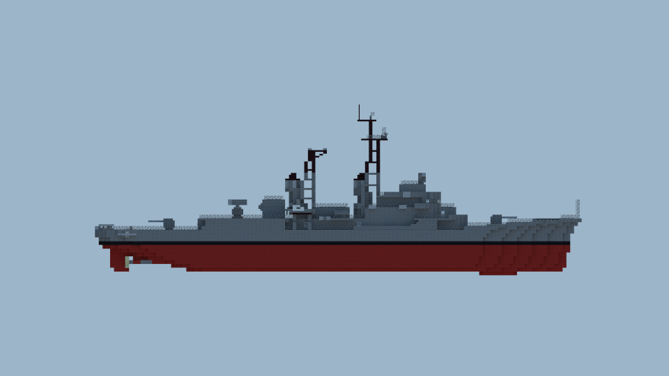 Forrest-Sherman class Destroyer Minecraft Map