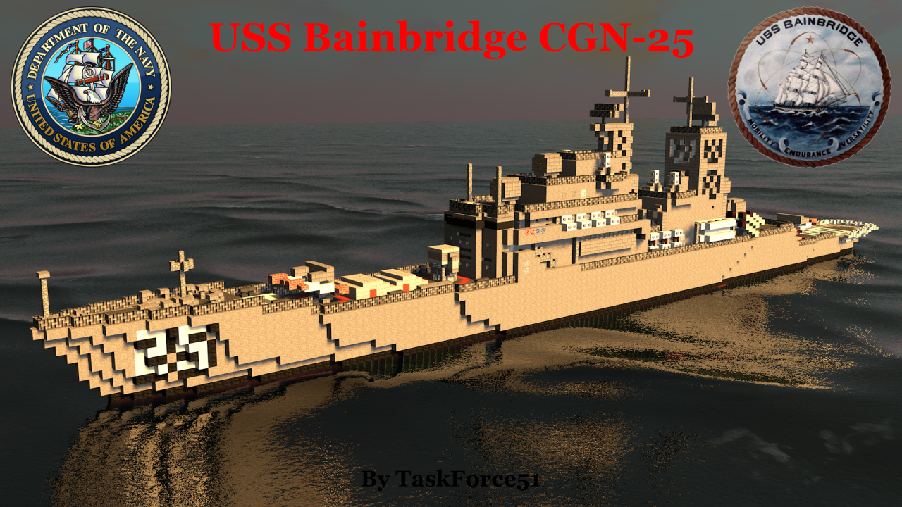 USS Bainbridge (CGN-25) Minecraft Map