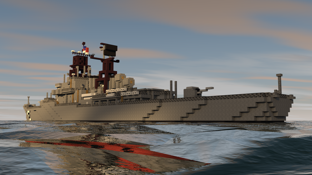 USS Mitscher (DDG-35) Minecraft Map