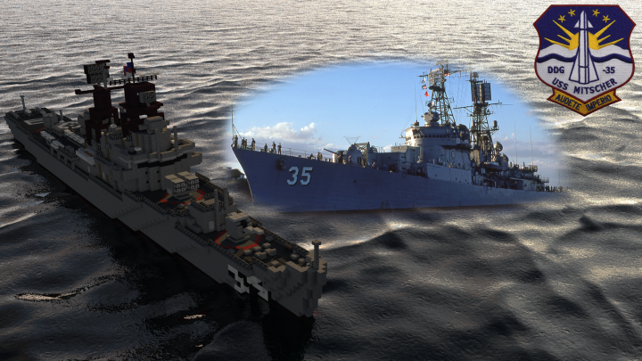 USS Mitscher (DDG-35) Minecraft Map
