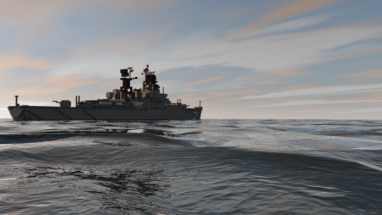USS Mitscher (DDG-35) Minecraft Map