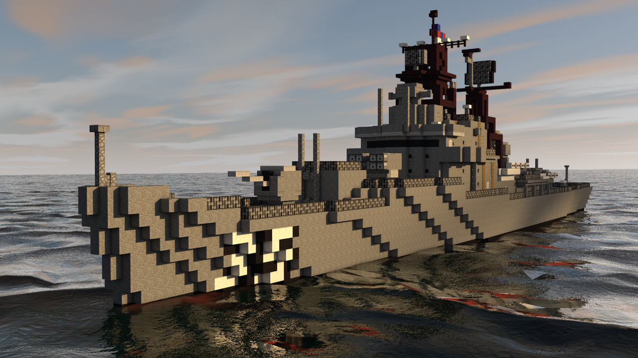 USS Mitscher (DDG-35) Minecraft Map