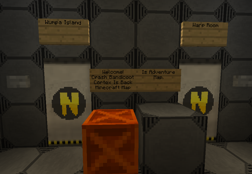 Crash Bandicoot: Cortex Is Back Minecraft Map