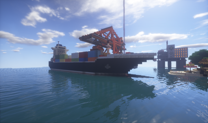 Harbour, Minecraft Map