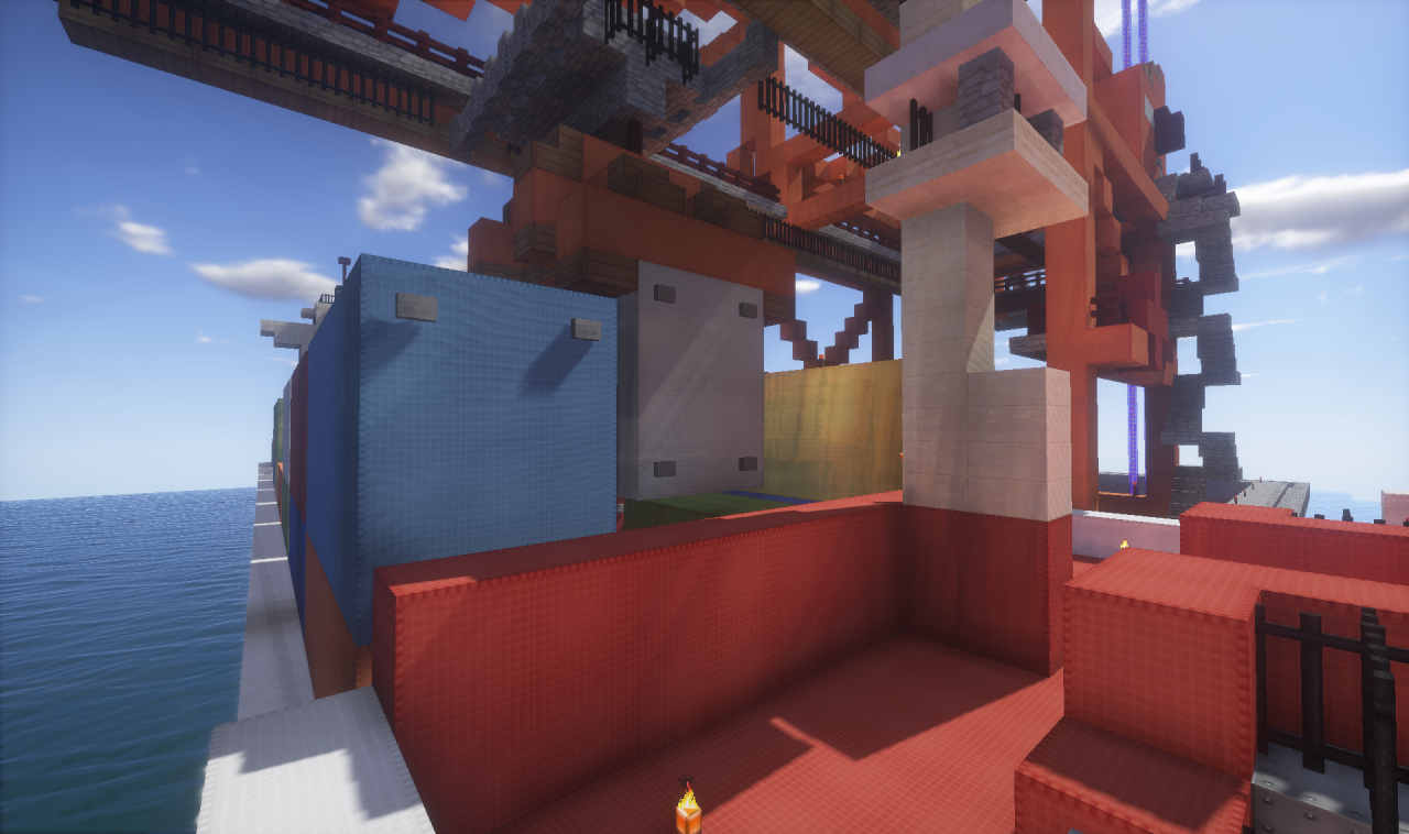 Harbour, Minecraft Map