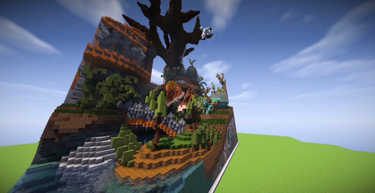 The island of Palia Arachni Minecraft Map