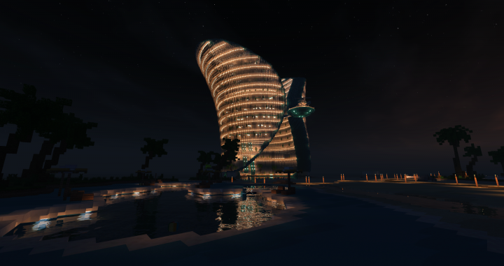 Tropical Hotel Minecraft Map