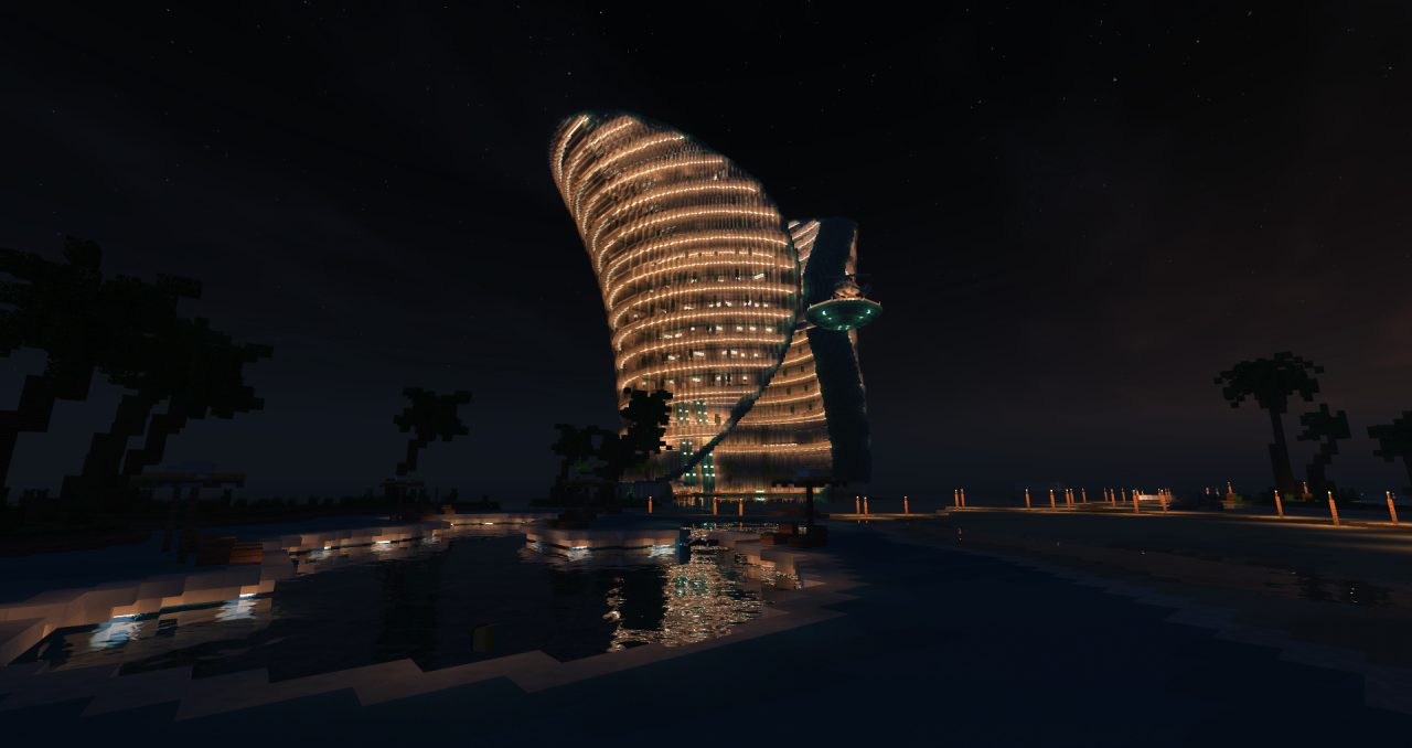 Tropical Hotel Minecraft Map