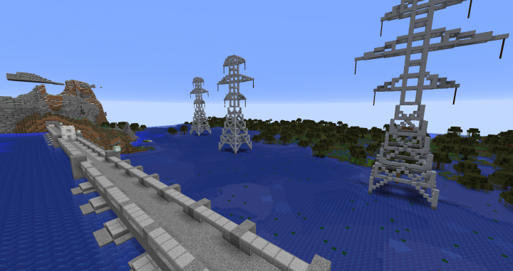 Hydroelectric Dam Minecraft Map