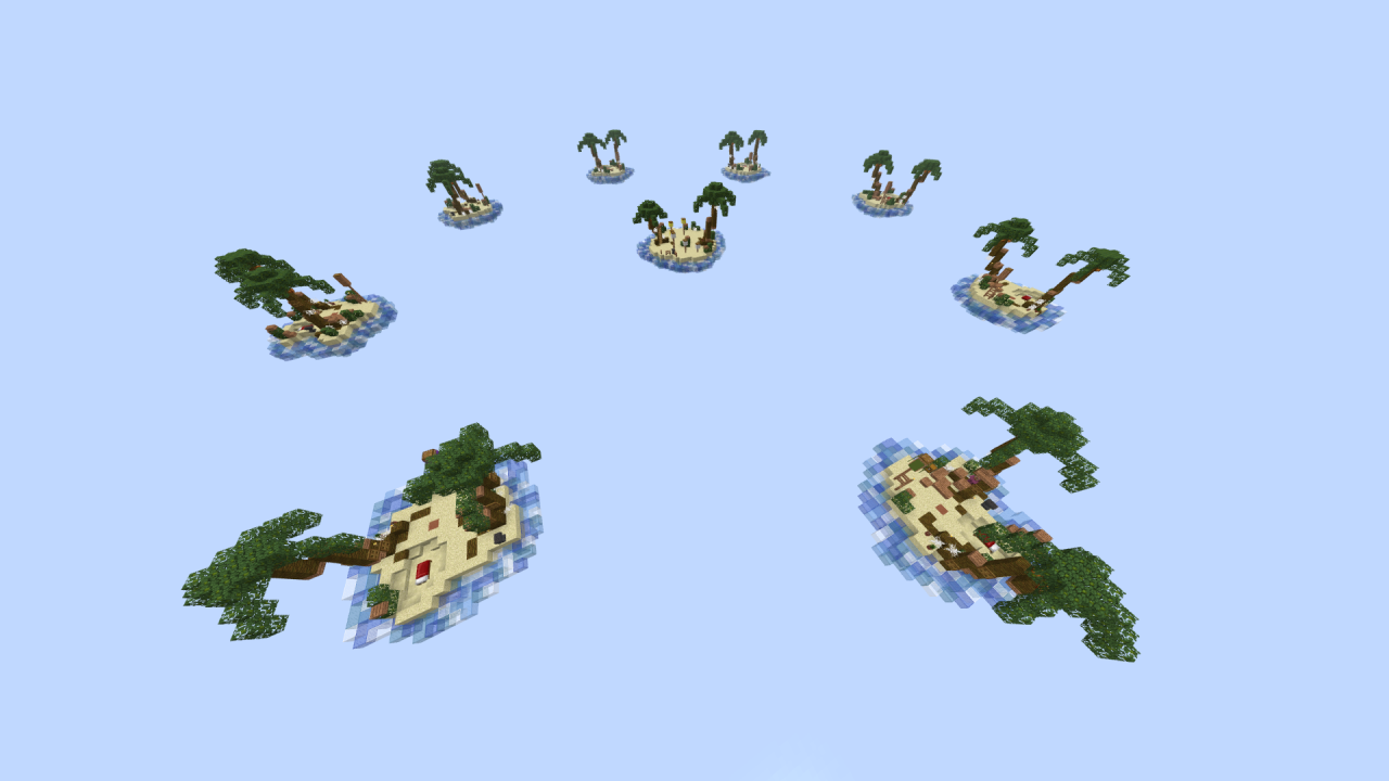 BedWars Paradise MAP+SCHEMATIC Minecraft Map