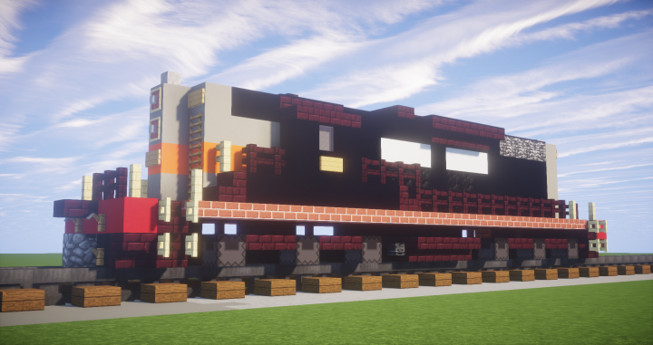 EMD SD9 - Southern Pacific SP diesel-electric locomotive Minecraft Map