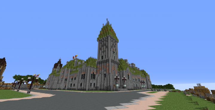 Parliament Hill, Ottawa Ontario | 1:1 scale Model Minecraft Map