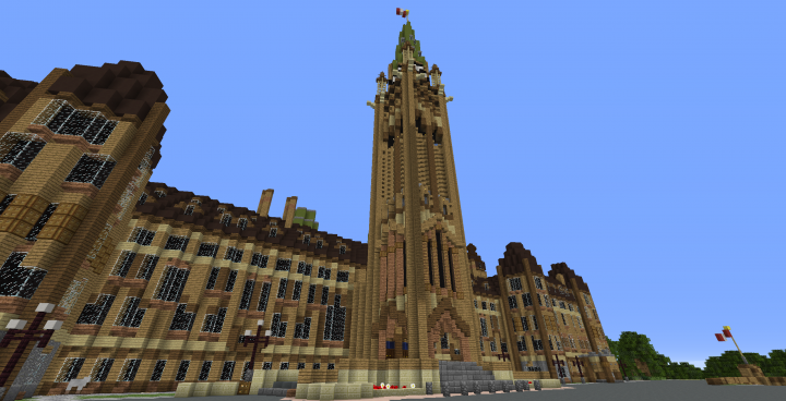 Parliament Hill, Ottawa Ontario | 1:1 scale Model Minecraft Map