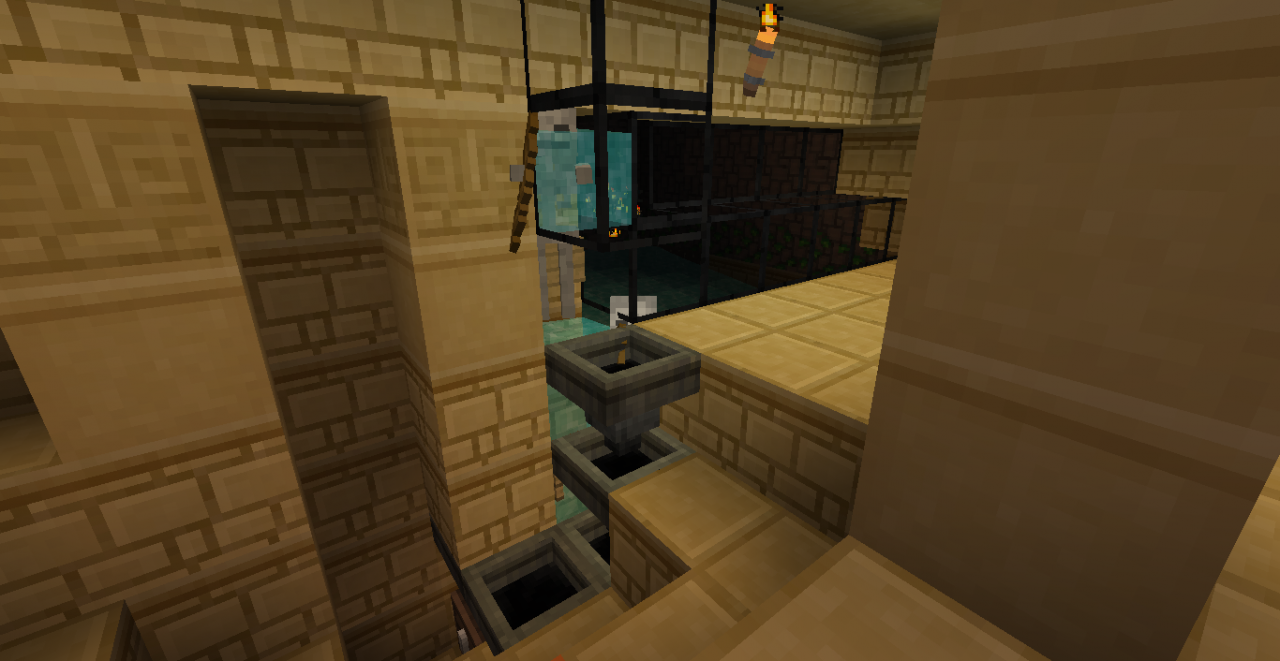 Efficient Mob Grinder/XP Farm Minecraft Project