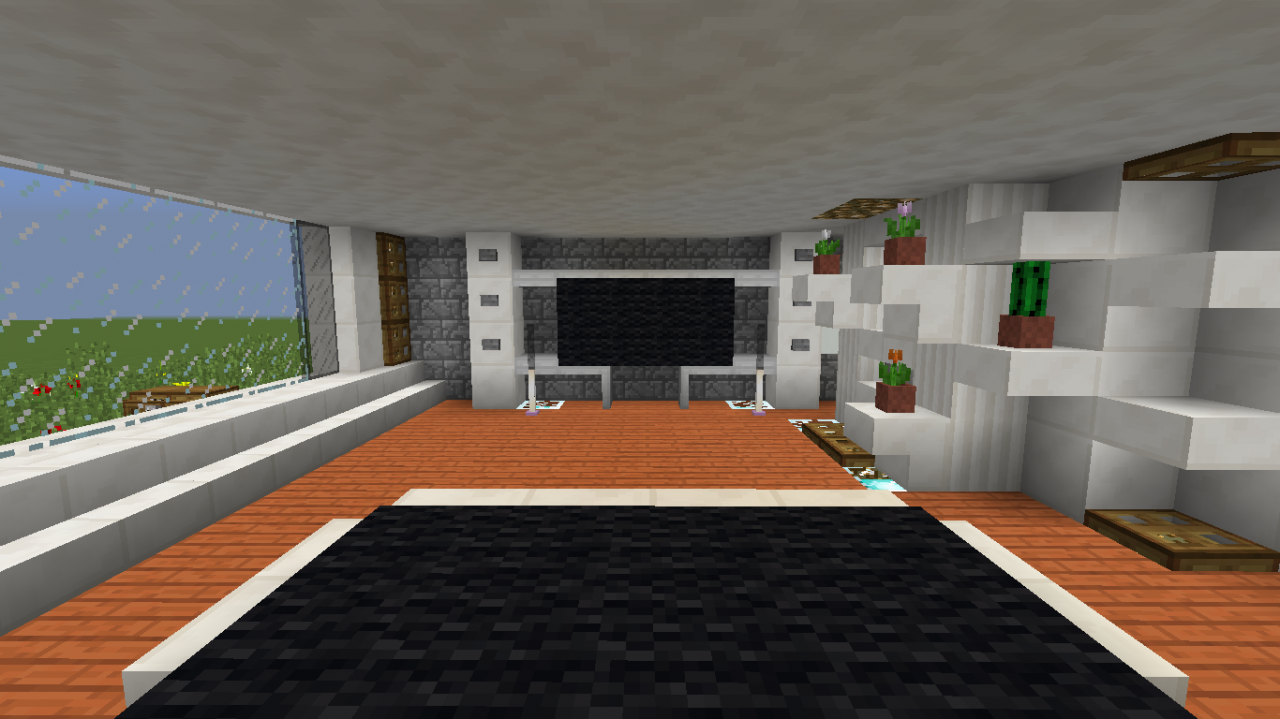1 Floor Modern House 1.12 Minecraft Map