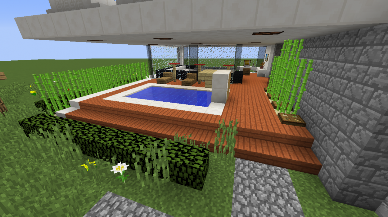 1 Floor Modern House 1.12 Minecraft Map