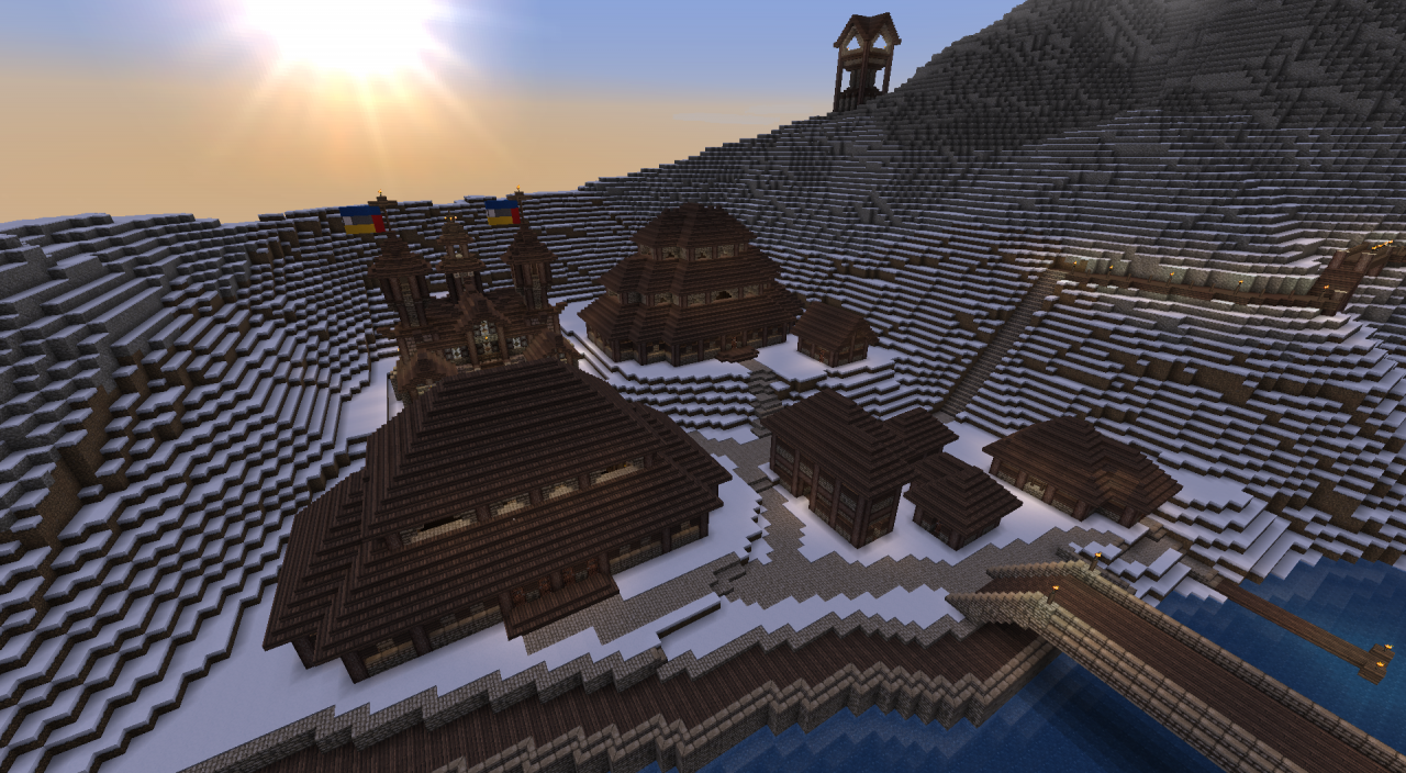 Builders for a huge world. Minecraft Map