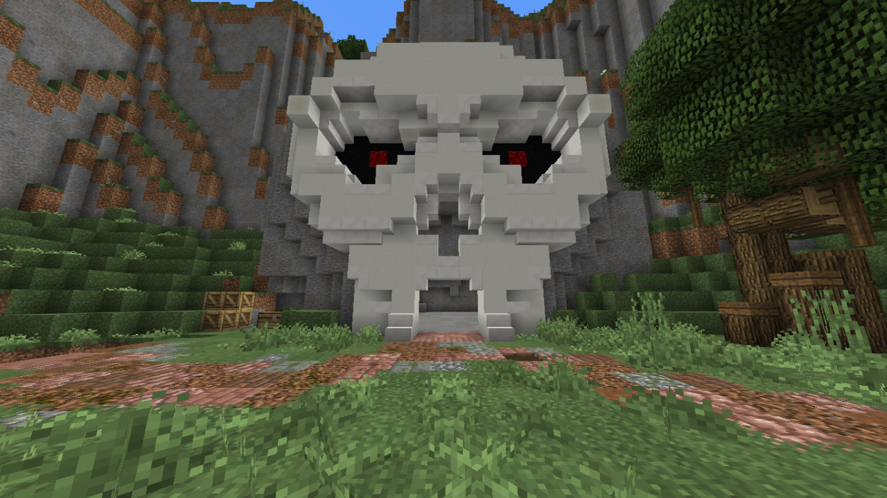 Mountain Skull Minecraft Map