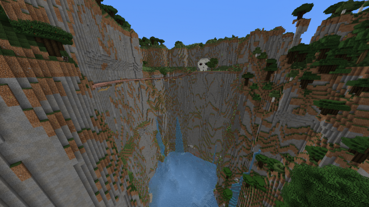 Mountain Skull Minecraft Map
