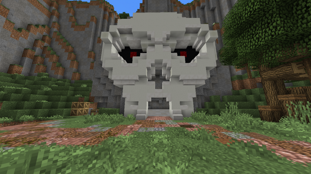 Mountain Skull Minecraft Map