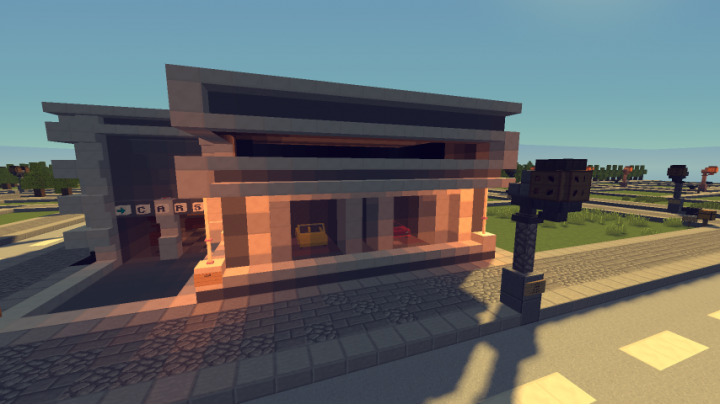 Small Modern Car Dealership Minecraft Map