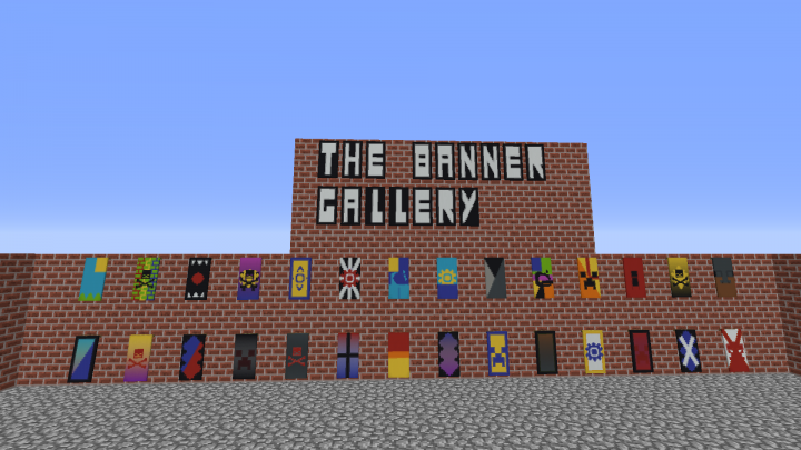 The Banner Gallery Minecraft Map