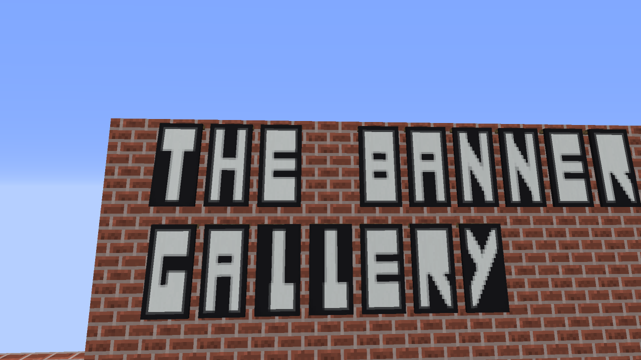The Banner Gallery Minecraft Map