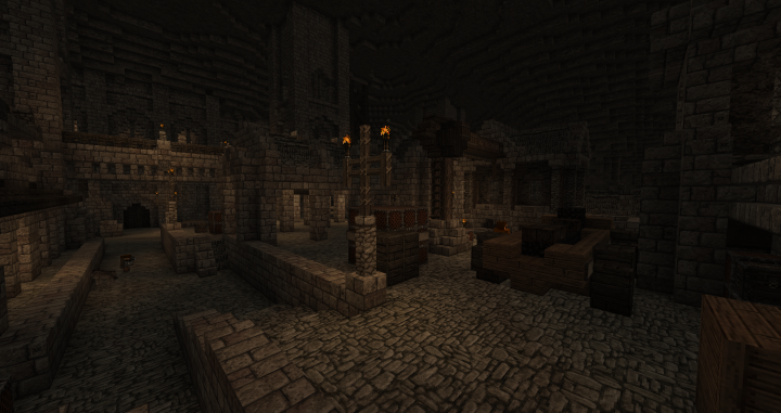 Halls of Dunhirm - Dwarven Dungeon Minecraft Map