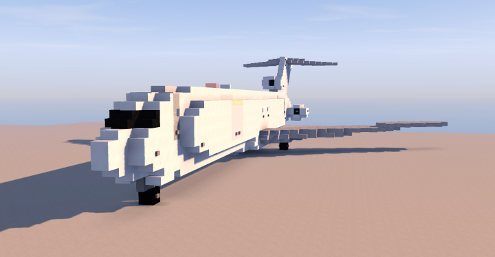 Boeing 727 - 200F Minecraft Map