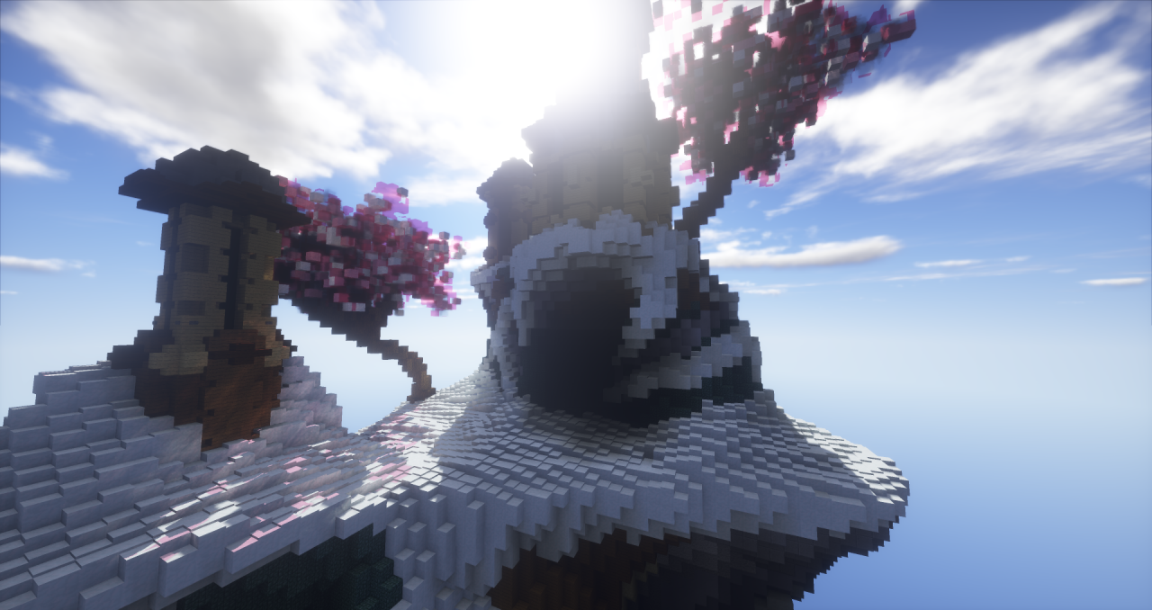 Pink Sanctuary |-| Hand built masterpiece |-| Minecraft Map