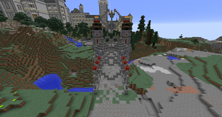 Fantasy Fire Bridge Minecraft Map