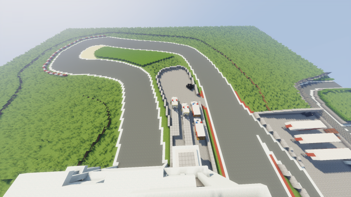 Race Track Minecraft Map