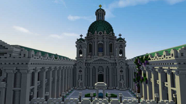 Baroque Village and Sanctuary Minecraft Map
