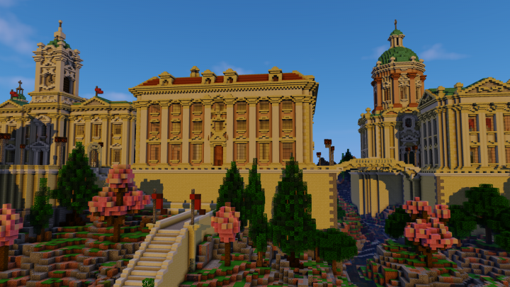 Baroque Village and Sanctuary Minecraft Map