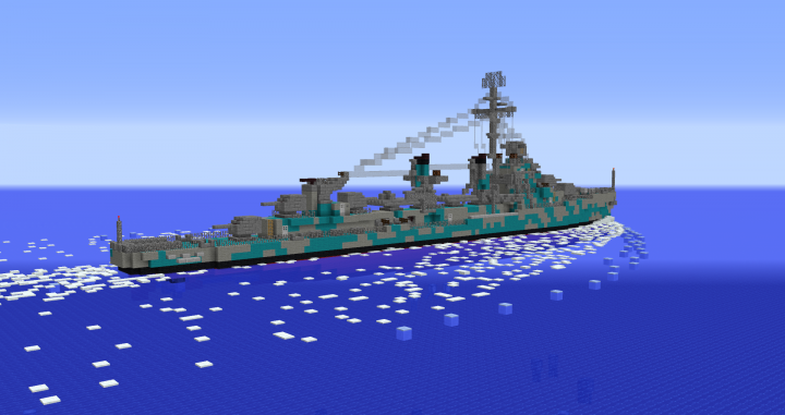 USS Fletcher Class Destroyer Minecraft Map