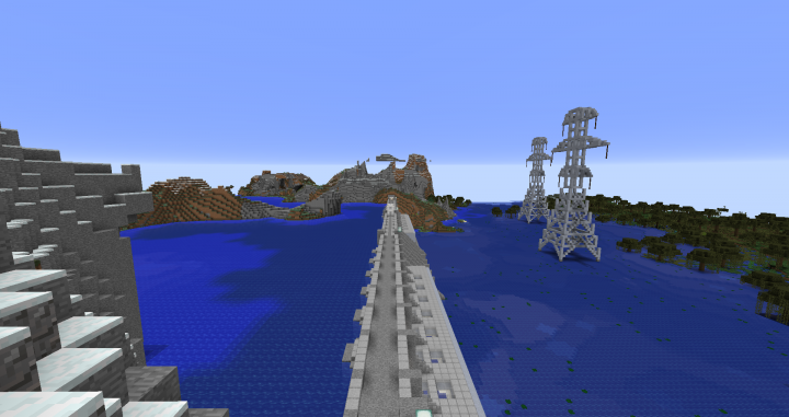 Hydroelectric Dam Minecraft Map