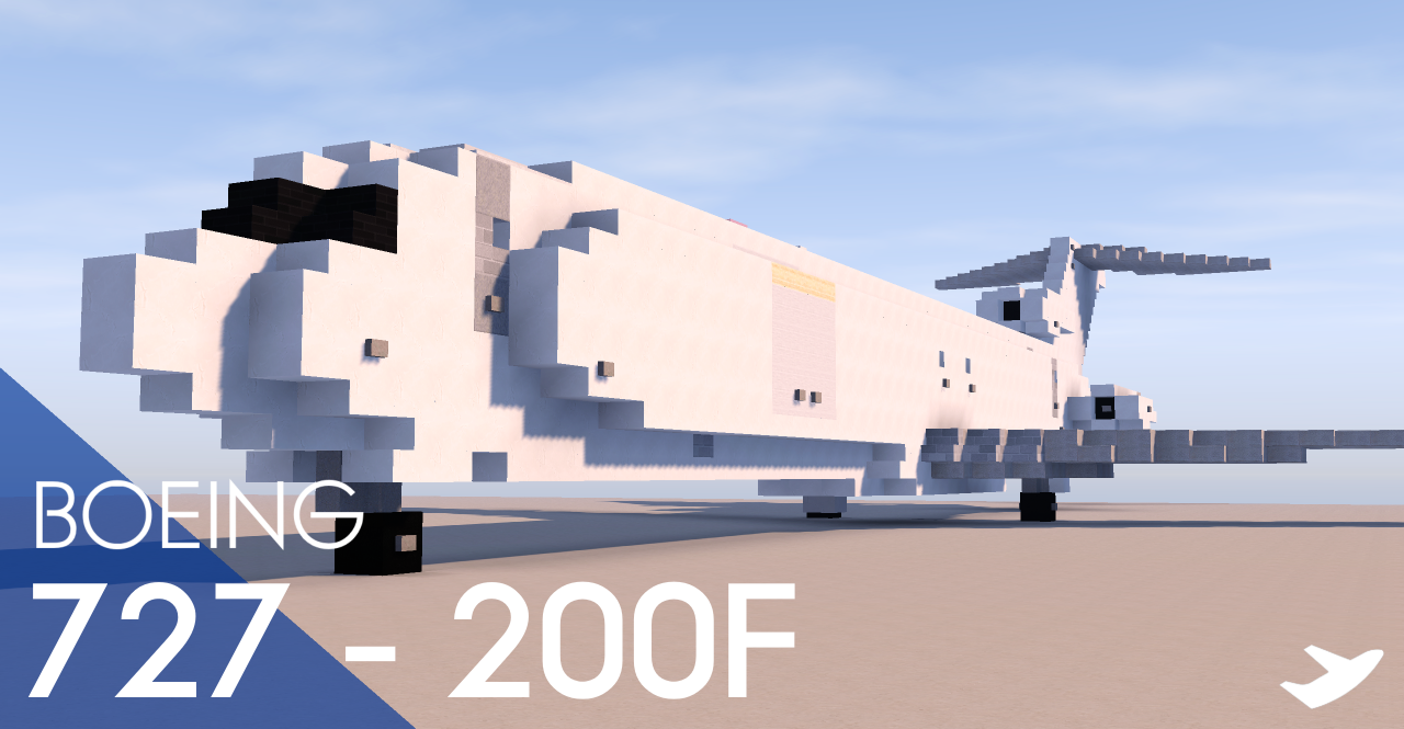 Boeing 727 - 200F Minecraft Map