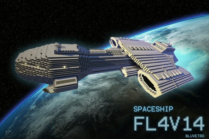Spaceship FL4V14 Minecraft Map