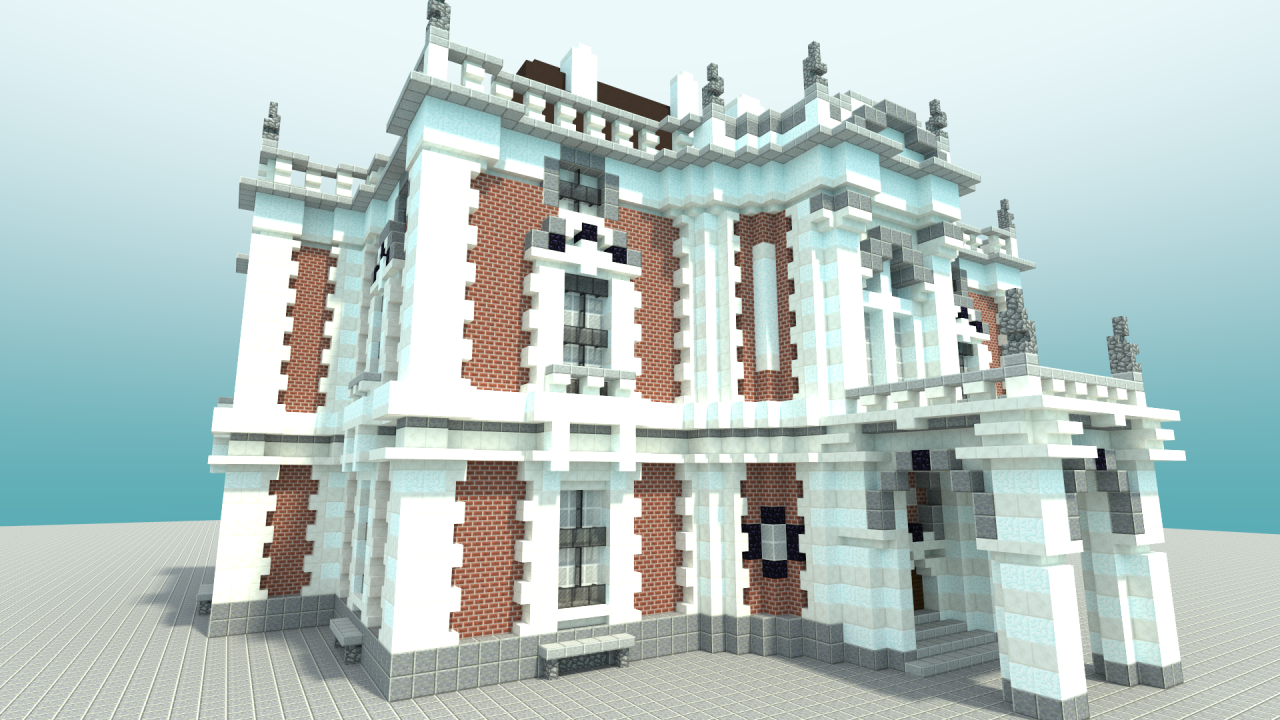 Bachelor's Palace - Pałac Kawalera | neo-Baroque Minecraft Map