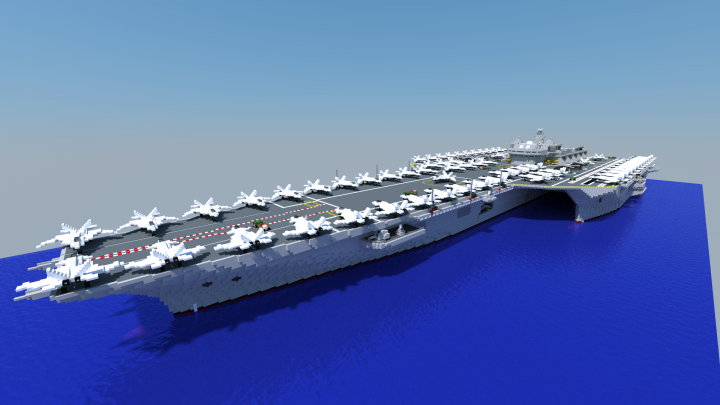Raglan Class Hyper Carrier Minecraft Map