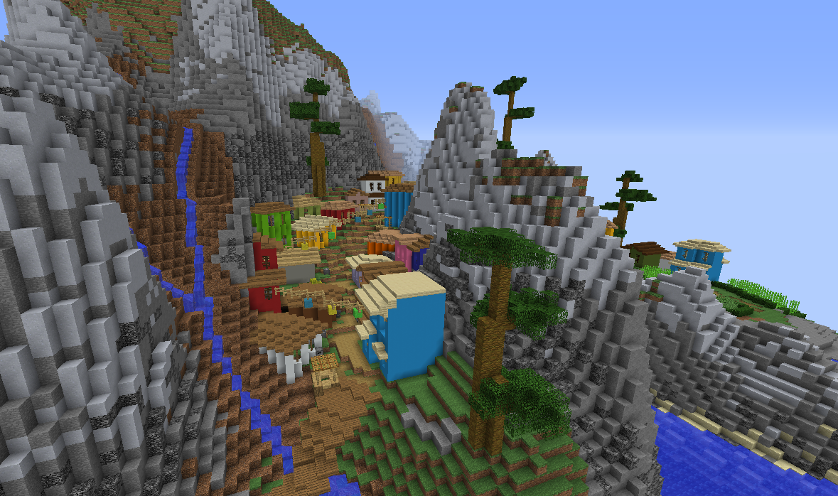 Mountain City Minecraft Map
