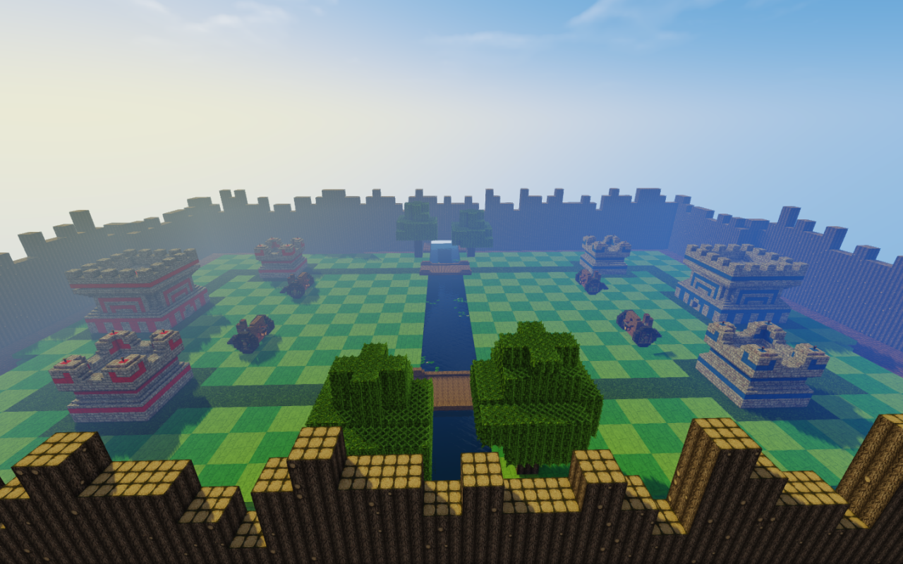 MAP : TNT WARS Clash Royale. Minecraft Map