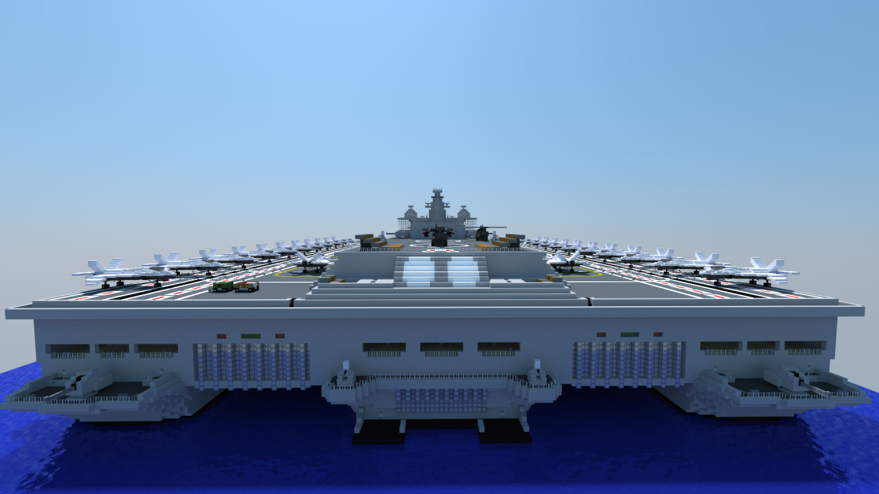 Raglan Class Hyper Carrier Minecraft Map